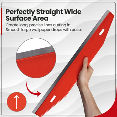 Hardys 24" Stainless Steel Paint Shield, Straight Edge Painters Tool ...