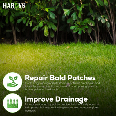 Hardys 25L Turf & Lawn Top Dressing Soil - Sandy Loam Base, Open ...