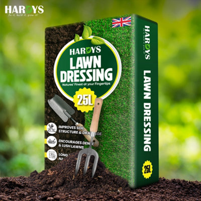 Hardys 25L Turf & Lawn Top Dressing Soil - Sandy Loam Base, Open ...