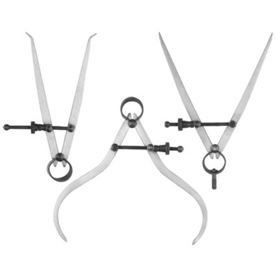 Hardys 3 Piece Spring Calliper Set - Internal, External, Divider ...