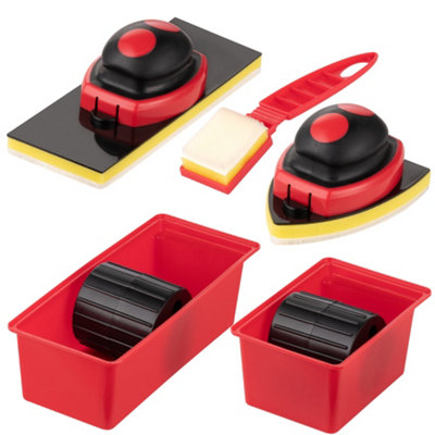 Hardys 5pc Corner, Wall & Ceiling Paint Pad Set - 9" Rectangular ...