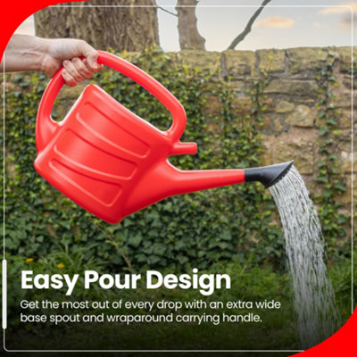 Hardys 6L Watering Can - Detachable Rose Head Sprinkler, Long Stem ...