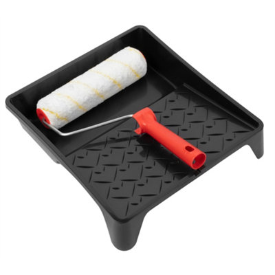 Hardys 9" Paint Roller Set - 4 x Medium Pile Sleeve, Roller Frame and ...