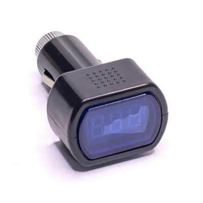 Hardys Car Battery Tester - 12V/24V Plug & Go Voltmeter, Lit LCD ...