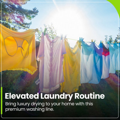 Hardys Clothes Washing Line - PVC Coated with Steel Core, Outdoor ...