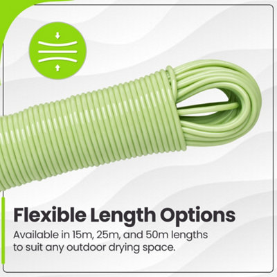 Hardys Clothes Washing Line - PVC Coated with Steel Core, Outdoor ...