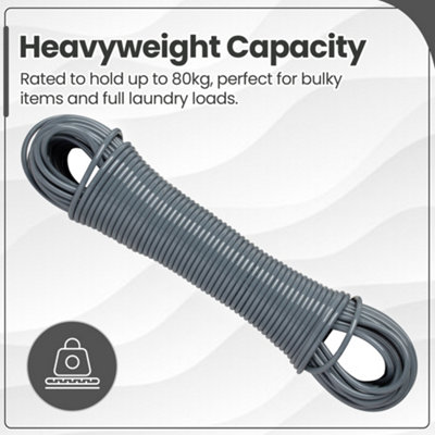 Hardys Clothes Washing Line - PVC Coated with Steel Core, Outdoor ...