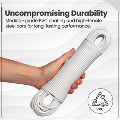Hardys Clothes Washing Line - PVC Coated with Steel Core, Outdoor ...