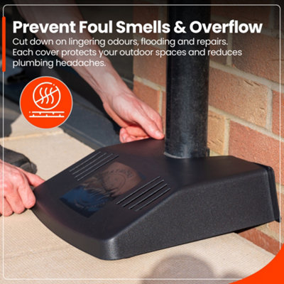 Hardys Drain Pipe Grid Cover - Garden Pipe & Gutter Blockage Shield ...