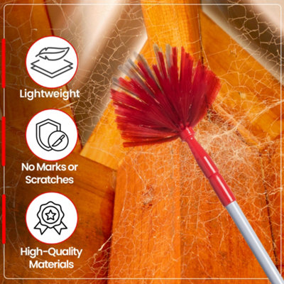 Hardys Extendable Duster & Cobweb Brush - Telescopic Long Handled ...