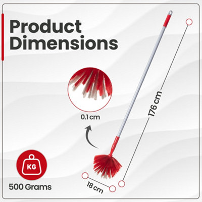Hardys Extendable Duster & Cobweb Brush - Telescopic Long Handled ...