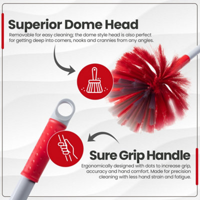 Hardys Extendable Duster & Cobweb Brush - Telescopic Long Handled ...