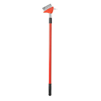 Hardys Extendable Weed Brush - 0.8m/1.5m Patio Brush with Weeding ...