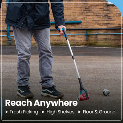 Hardys Folding Litter Picker - 40cm/15" - 83cm/31", Aluminium Tube ...