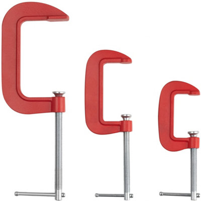 Hardys G Clamp Set - 2" (50mm), 3" (75mm), 4" (100mm) - Removable Soft ...