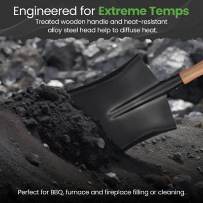 Hardys Hand Coal Shovel - Garden, BBQ, Fireside Ash & Dust Pan Scoop ...