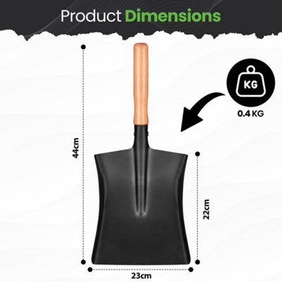 Hardys Hand Coal Shovel - Garden, BBQ, Fireside Ash & Dust Pan Scoop ...