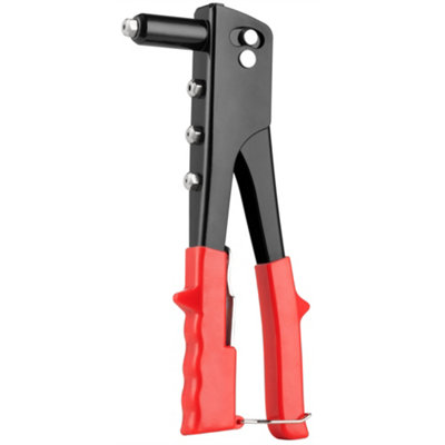 Hardys Heavy Duty 4 Head Nozzle Pop Rivet Gun Hand Riveter Tool + 60 ...