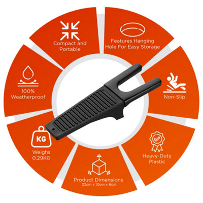 Hardys Heavy Duty Boot Puller Shoe Foot Jack Wellington Welly Scraper ...