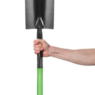 Hardys Heavy Duty Garden Spade Long Life Carbon Steel Blade Rust Resistant Ergonomic Textured D Grip