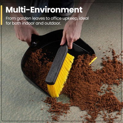 Hardys Large Heavy Duty Dustpan and Brush Wide Dust Pan Cleaning ...