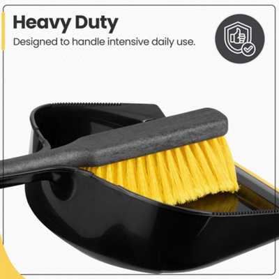 Hardys Large Heavy Duty Dustpan and Brush Wide Dust Pan Cleaning ...