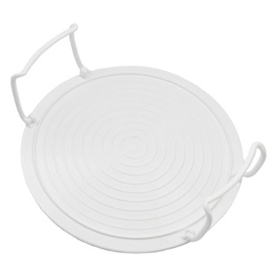 Hardys Microwave Folding Round Tray Double Plate Dish Bowl Holder Rack ...