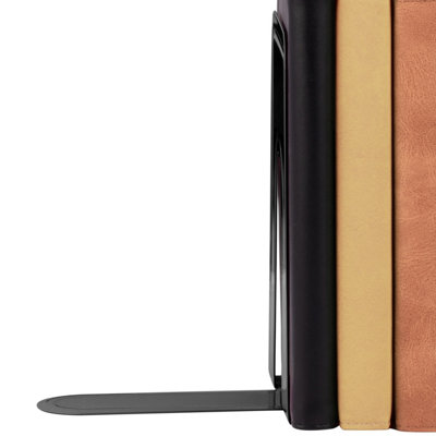 Hardys Pair of Heavy Duty Metal Bookend Anti Slip Book End Stand ...