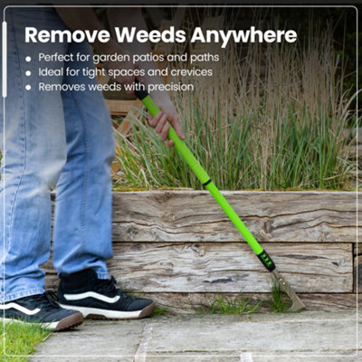 Hardys Patio Weed Remover - Extendable Groove Weeding Tool, for Patios ...