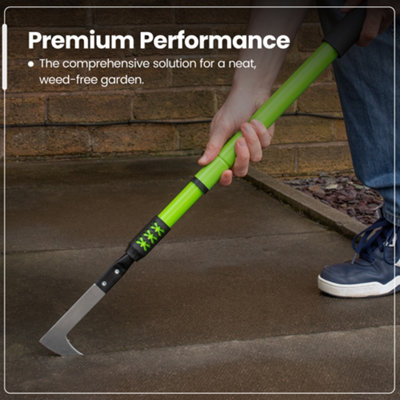 HARDYS PATIO WEED REMOVER - EXTENDABLE GROOVE WEEDING TOOL, FOR PATIOS ...