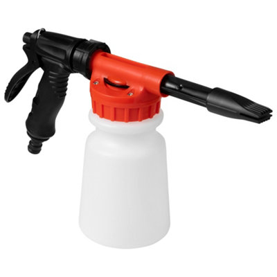 Hardys Snow Foam Spray Gun Universal Garden Hose Attachment Car Shampoo Lance Garden Watering Patio