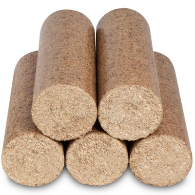 Hardys Wood Fuel Logs - High Heat Briquette Wood Logs, 100% Virgin Wood ...