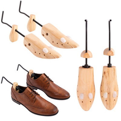 Hardys Wooden Shoe Tree - Easy Adjustment, Tree & Shoe Stretcher ...
