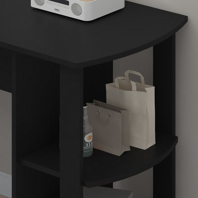 Harmin Black Corner Computer Desk - Perfect for Home Office