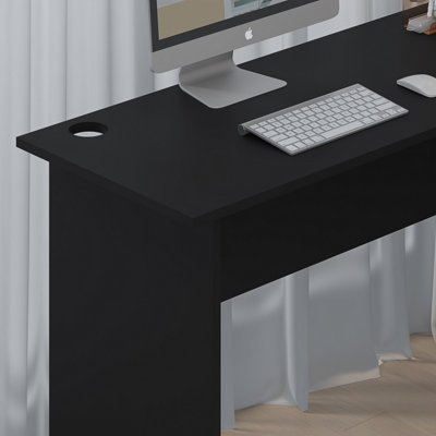 Harmin Black Corner Computer Desk - Perfect for Home Office