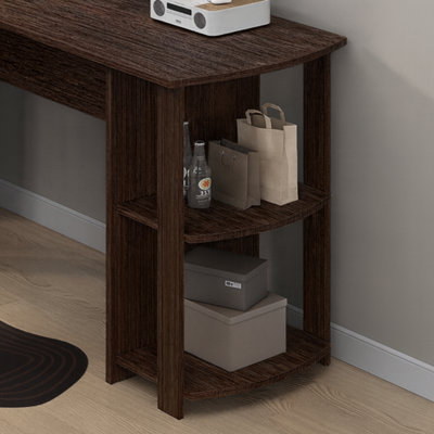 Harmin Walnut Corner Computer Desk - Perfect for Home Office