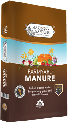 Harmony Gardens Farmyard Manure 50L - Peat Free | DIY at B&Q
