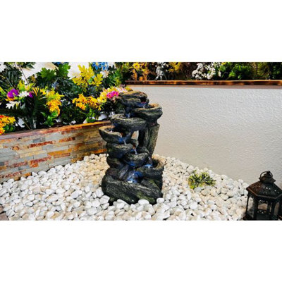 Harmony Rock Cascade Solar Powered Water Feature