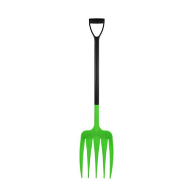 Harold Moore Extended D-Grip Unifork Lime Green (114.5cm) | DIY at B&Q