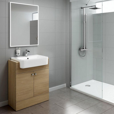 Harper 2 Door Floorstanding Vanity Unit With Semi Recessed Basin ...