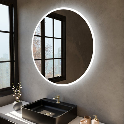 Harper & Harlow 800x800 Aquila LED Illuminated Round Bathroom Mirror