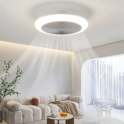 HARPER LIVING Ceiling Fan with Lights and Remote, Dimmable, 3 Colors ...