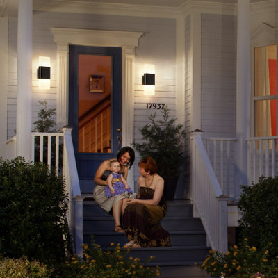 HARPER LIVING Outdoor Wall Lights, LED Outdoor Lights Mains Powered, Up ...