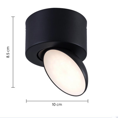 Harper Living Single LED Spot Light, Black