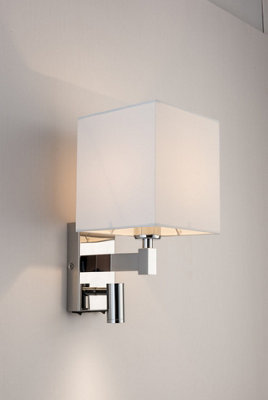 Harper Living Wall Light with Adjustable LED Reading Light with USB ...