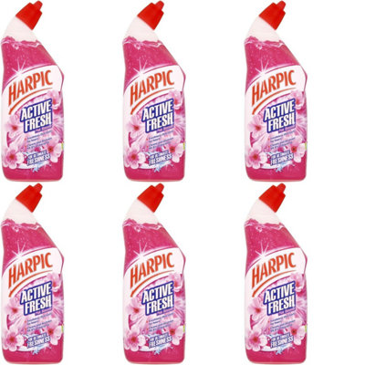Harpic Active Fresh 750ml Pink Blossom (Pack of 6) | DIY at B&Q