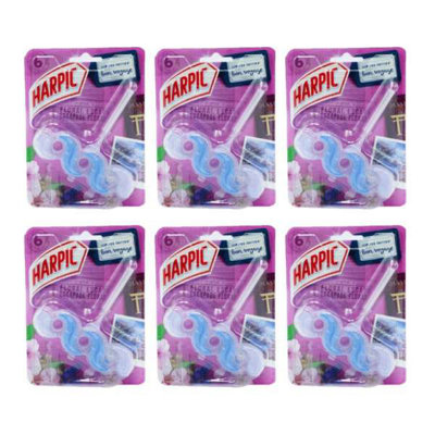 Harpic Floral Escape Lavender Rim Block - Pack of 6
