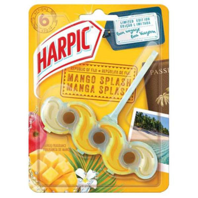 Harpic Rim Block Mango Splash - Limited Edition | DIY at B&Q