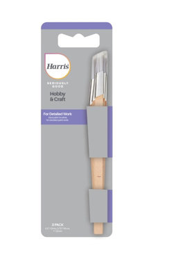Harris 3pc Seriously Good Flat Head Angled Fitch Paint Brush
