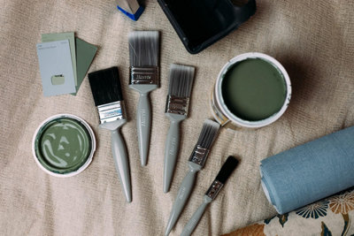 Harris Essentials Walls and Ceilings Emulsion & Gloss Paint Brush Pack of 5